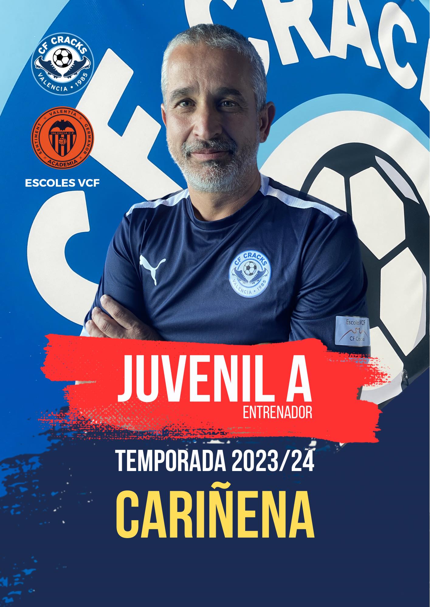 CF Cracks presenta su plantel de entrenadores de Fútbol-11 para la temporada 2023/24 - Valencia Base