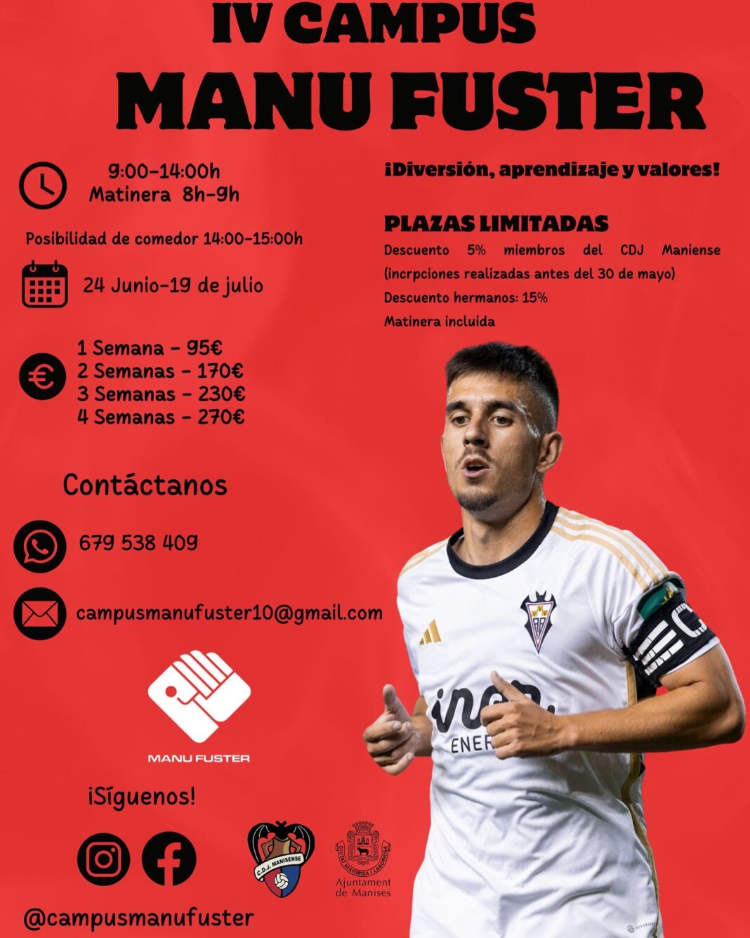 El valenciano Manu Fuster debuta en la Primera División con la UD Las ...